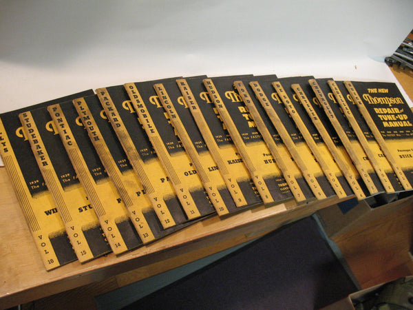 Thompson products Technical Library 1940's Repair and Tune up Manuals ...