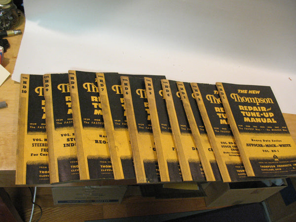 Thompson products Technical Library 1940's Repair and Tune up Manuals ...