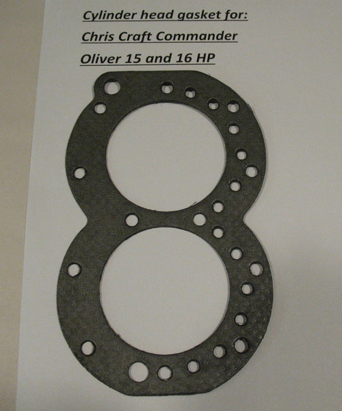 Chris Craft Commander/ Oliver 15&16 HP outboard motor head gasket (NEW ...