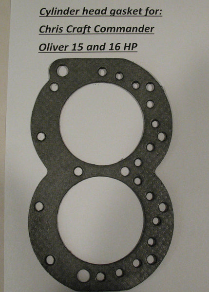 Chris Craft Commander/ Oliver 15&16 HP outboard motor head gasket (NEW ...